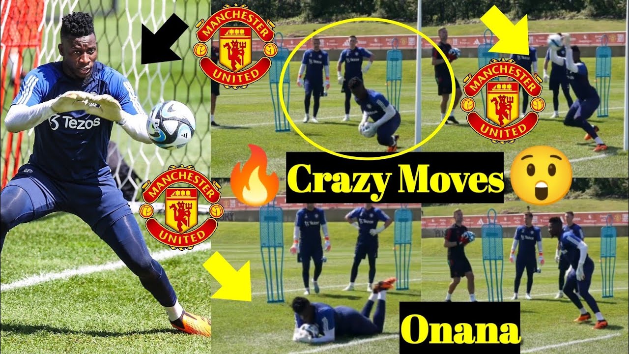 Crazy Moves!😲🔥 Andre Onana Display Unbelievable Goalkeeping Skill In ...