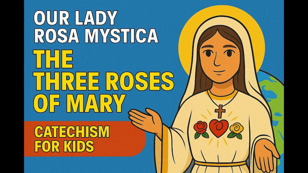Our Lady Rosa Mystica | The Three Roses of Mary | Catechism for Kids ...
