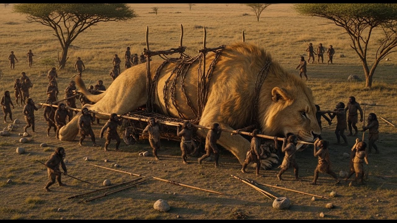 2 Million Years Ago: The Saber-Tooth Giant Lion Rules the Ancient Earth ...