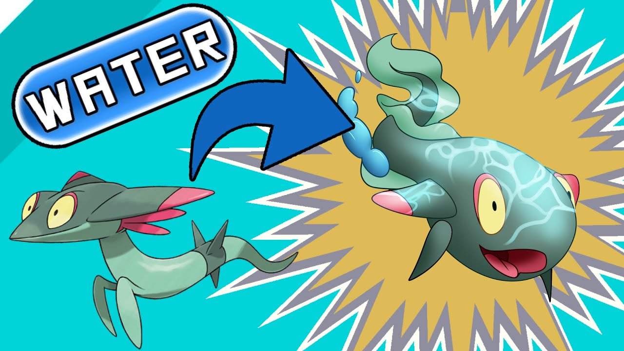 Drawing SPOOKY Pokemon as WATER TYPES - YouTube