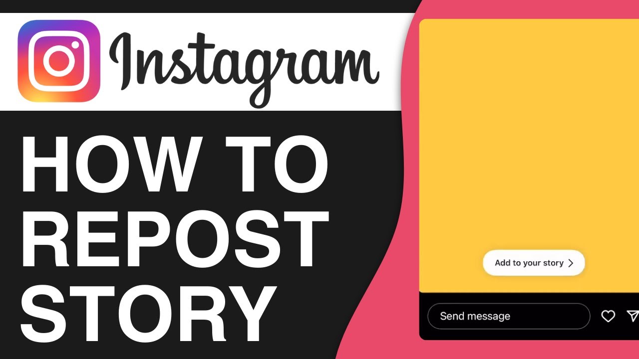 How To Repost Instagram Story - Easy Tutorial - YouTube