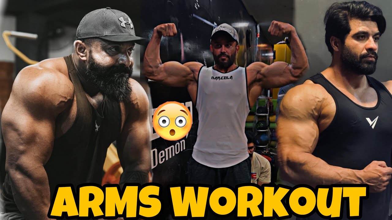 ARMS WORKOUT WITH CHAMPS - YouTube