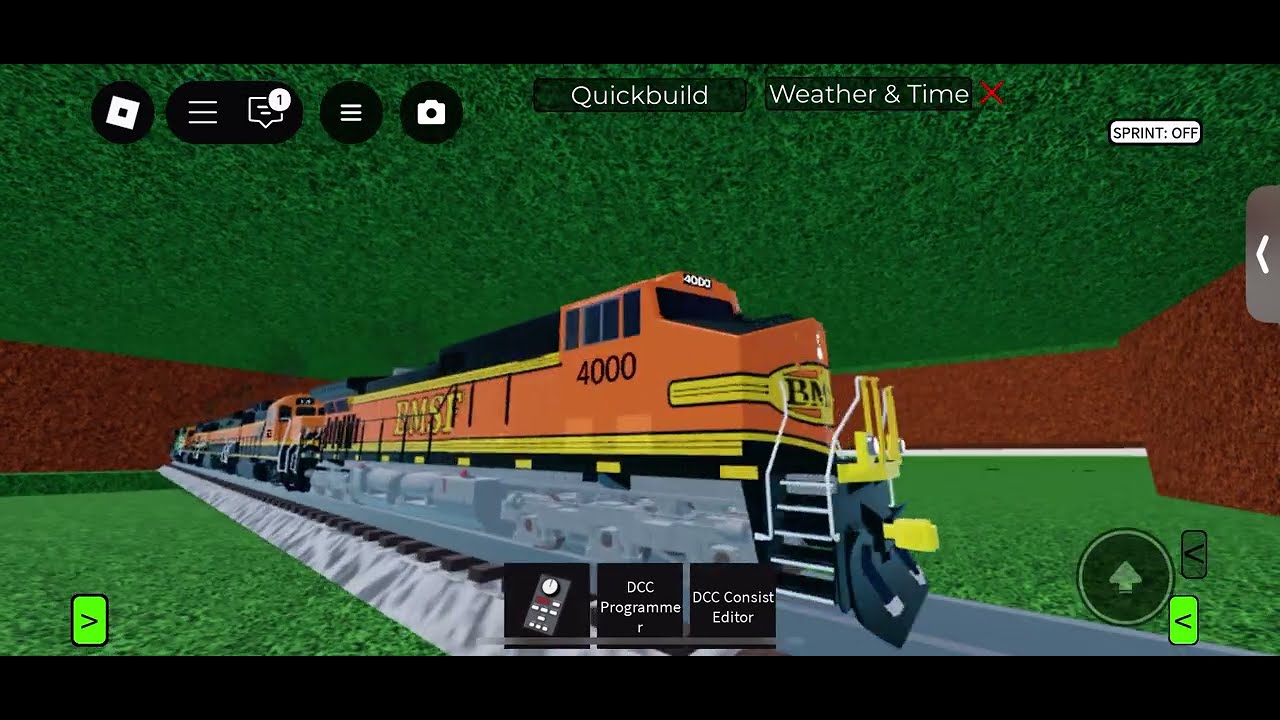 BNSF 4000 leading with APR Train in Roblox - YouTube