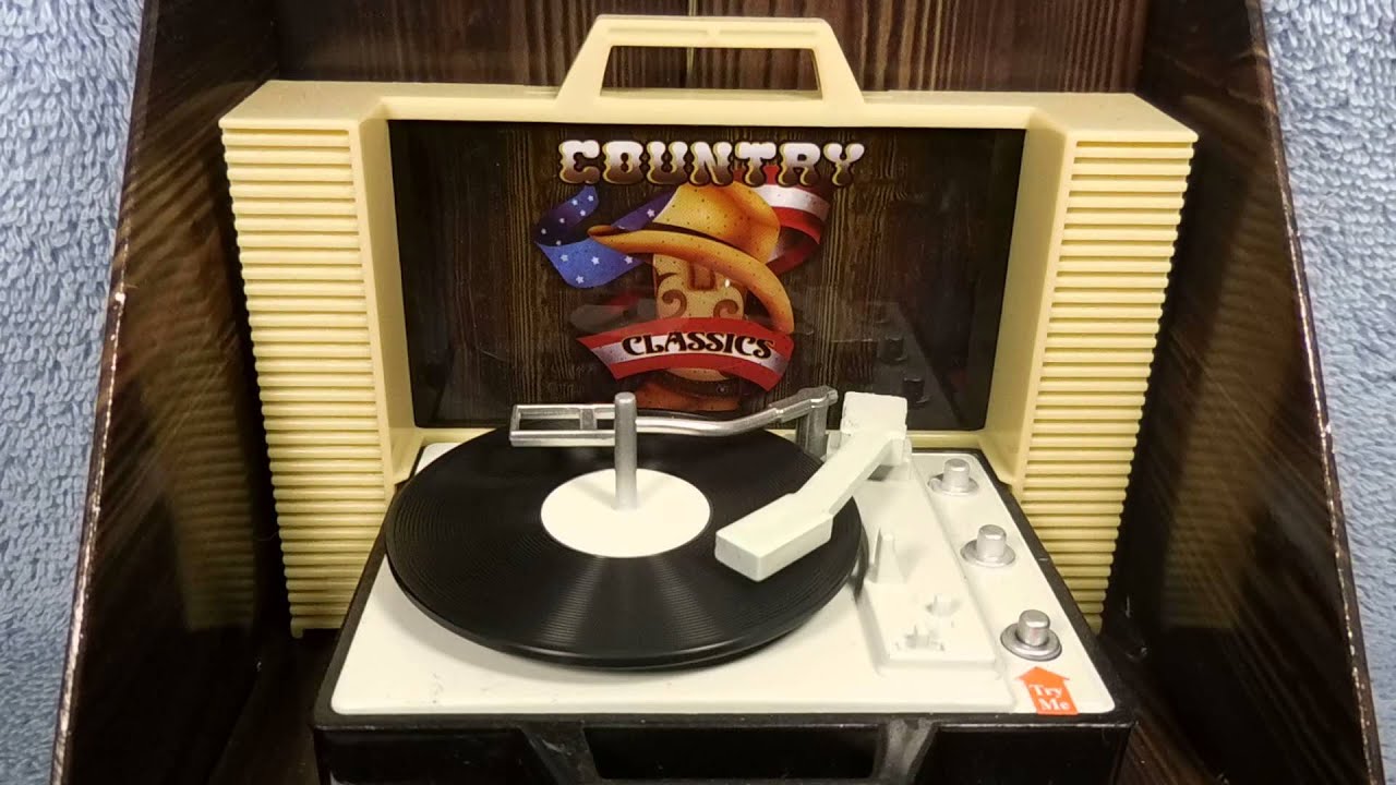 Country Classics Record Player Music Box Ornament - YouTube
