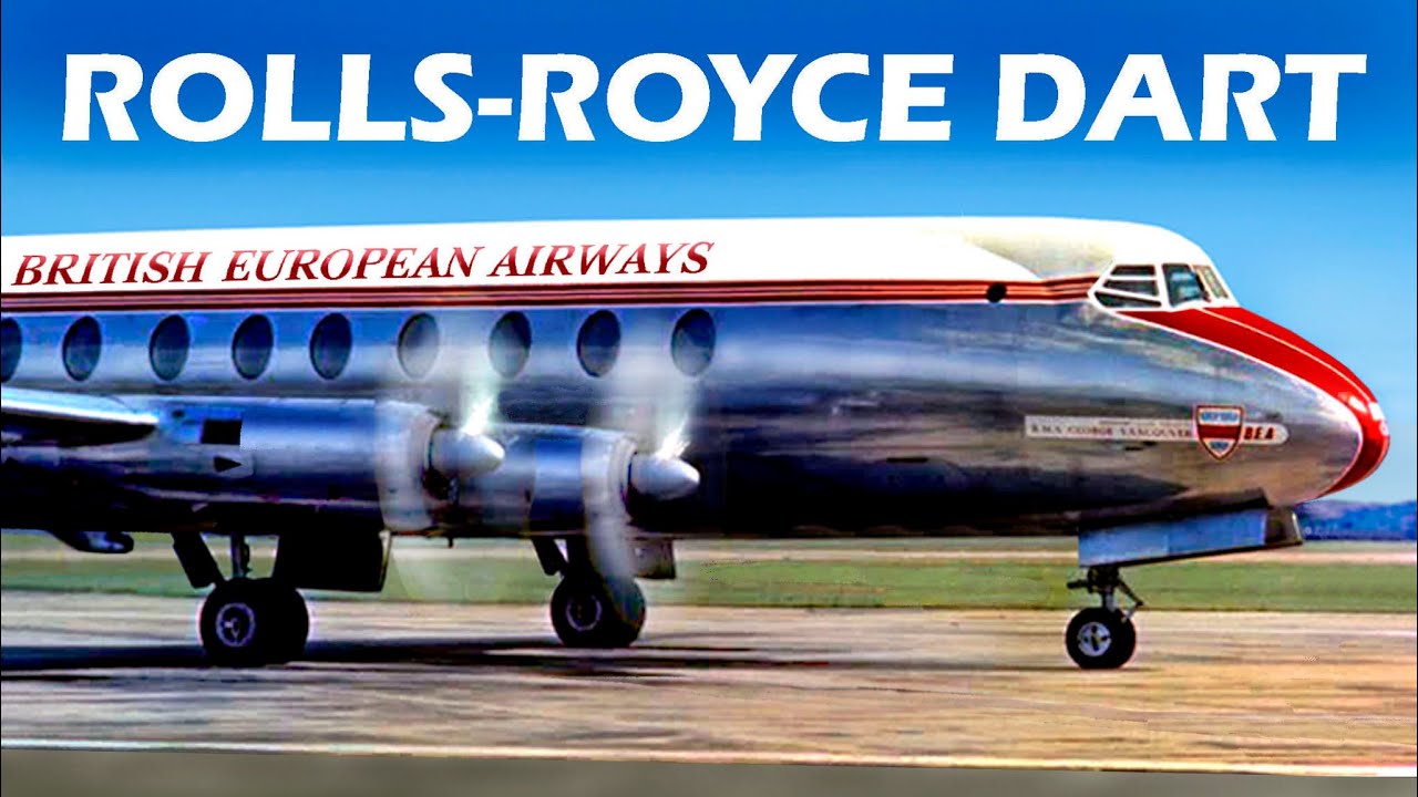ROLLS-ROYCE DART - World's First Production Turboprop Engine - YouTube