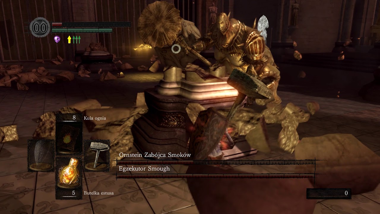 Dark Souls Remastered Ornstein & Smough SL1 - YouTube