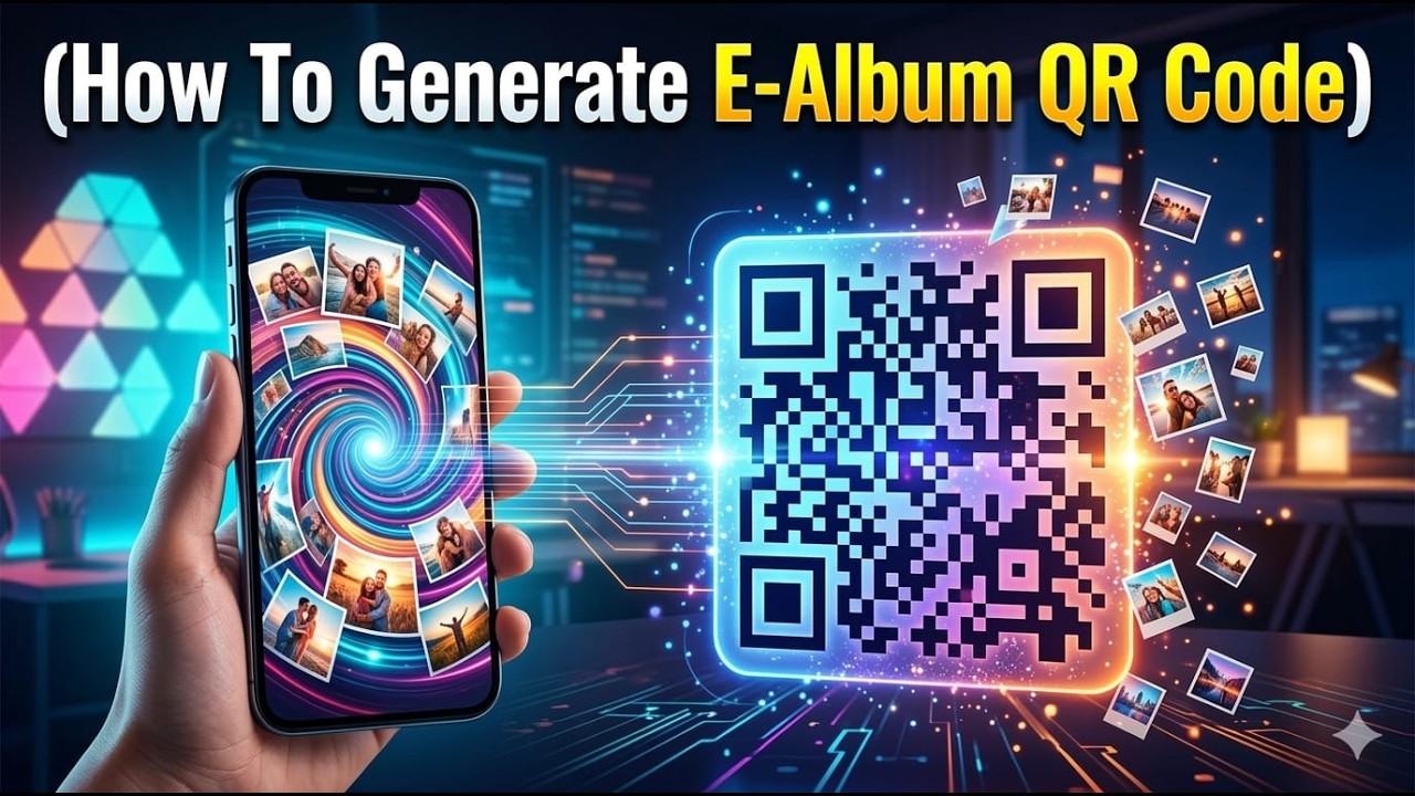 How To Create E-Album/QR Code Album- CVG PHOTOBOOK- HP INDIGO 15K HD ...