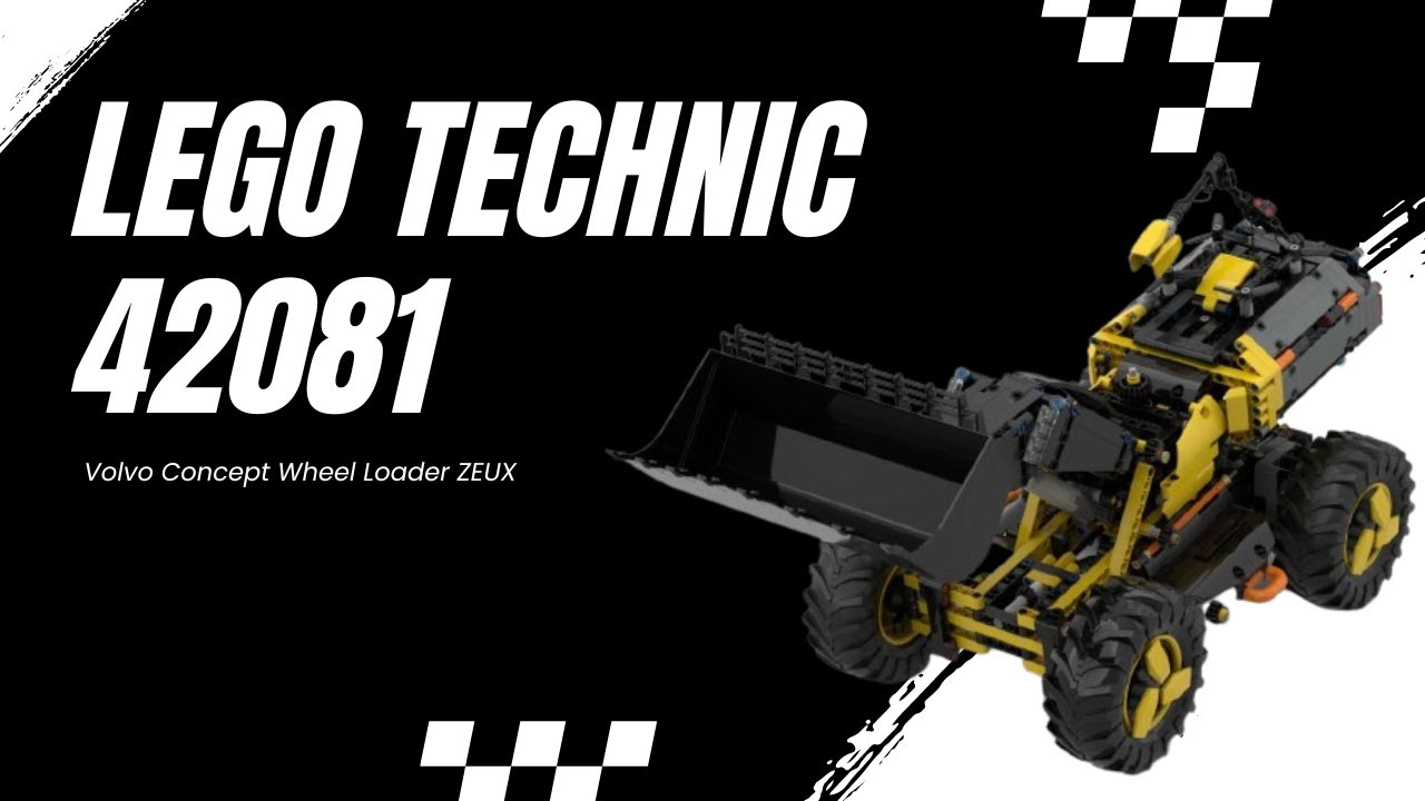 LEGO Technic 42081 - Volvo Concept Wheel Loader ZEUX - YouTube