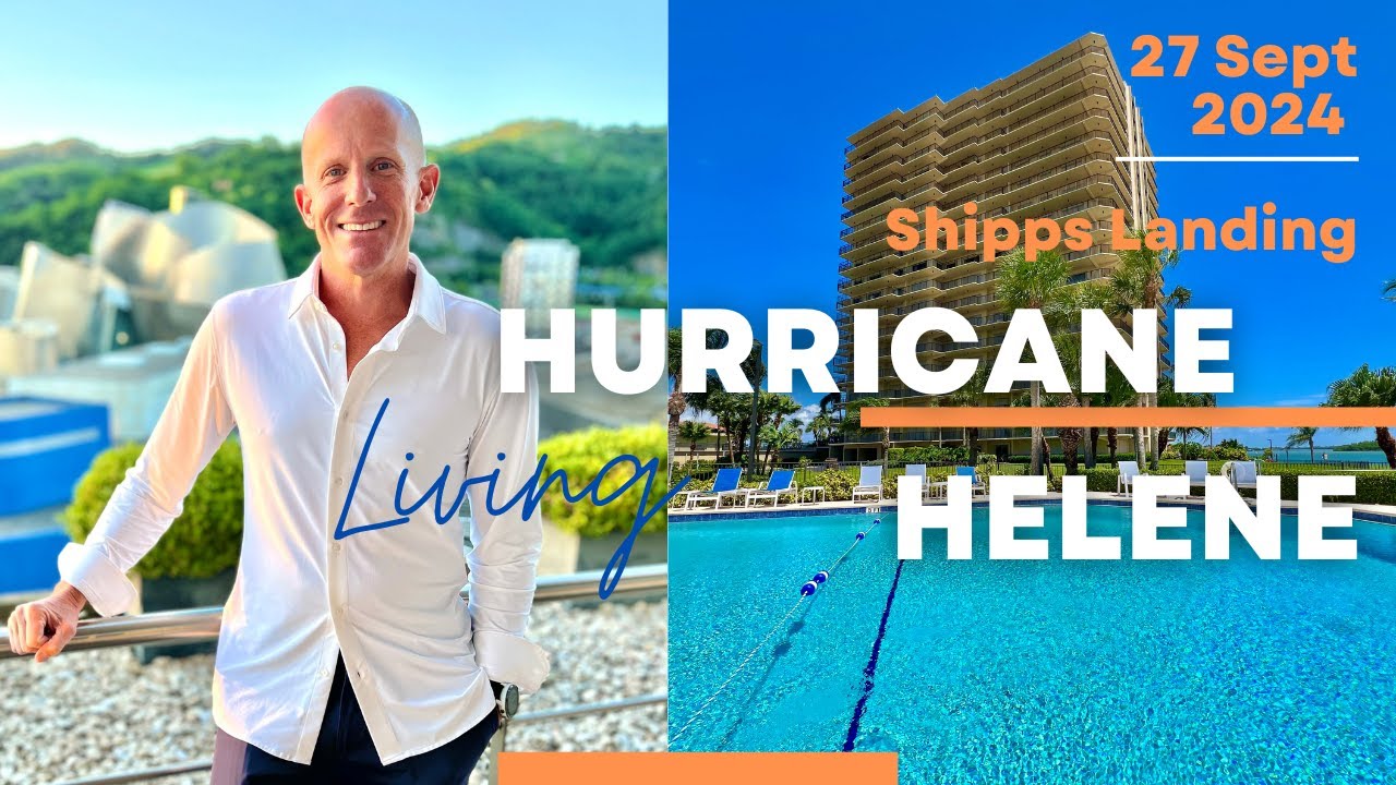 Hurricane Helene at Shipps Landing in Marco Island - YouTube