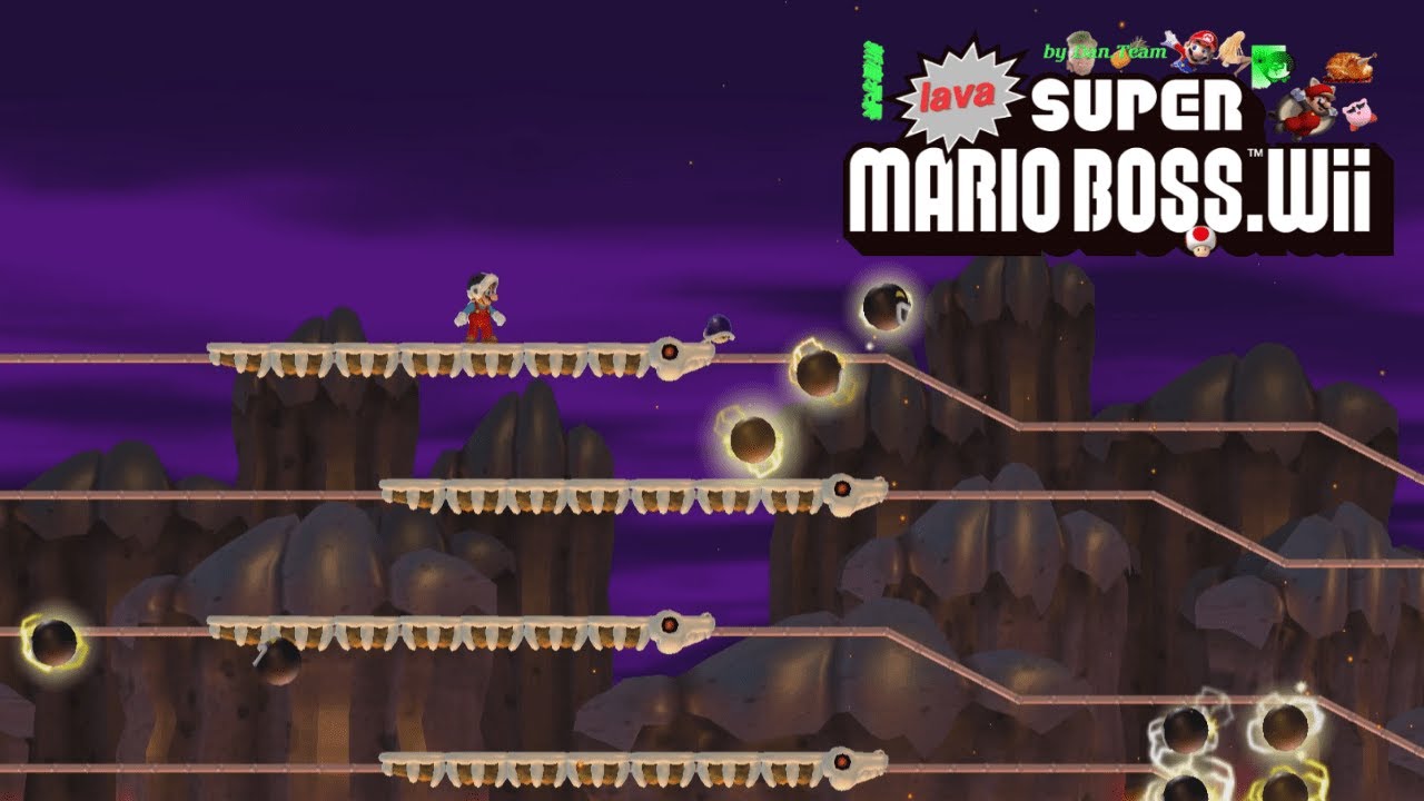 Lava Super Mario Bros.Wii Apocalypse #29 Walkthrough 100% - YouTube