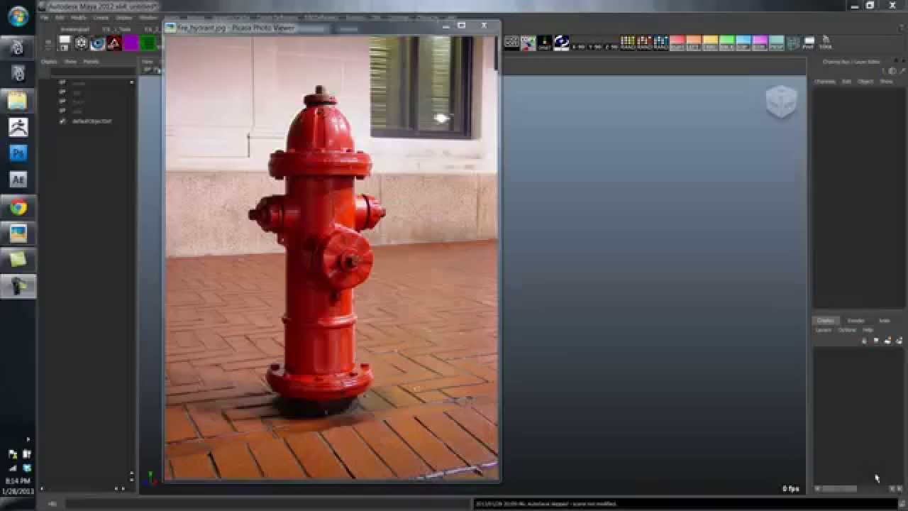 Intro to Maya and 3D Modeling - Lecture C: 1/7 - Fire Hydrant Model ...