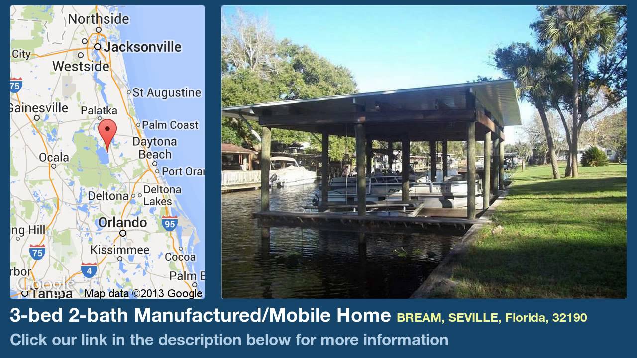 3-bed 2-bath Manufactured/Mobile Home for Sale in Seville, Florida on ...