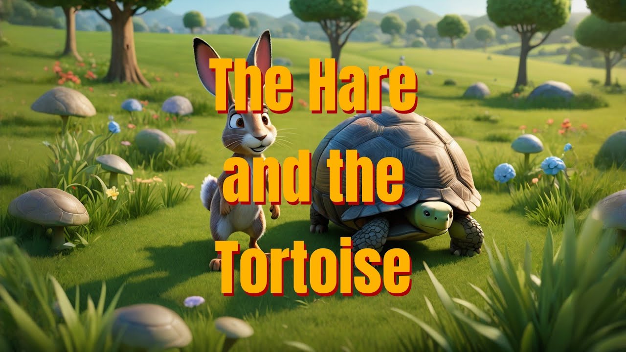 The story of the rabbit and the tortoise / children's stories - YouTube