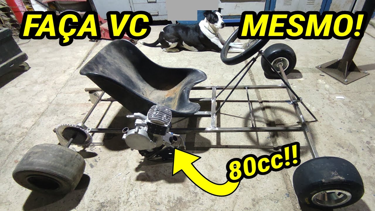 Construindo um kart infantil Caseiro de baixo custo: Diversão DIY para ...