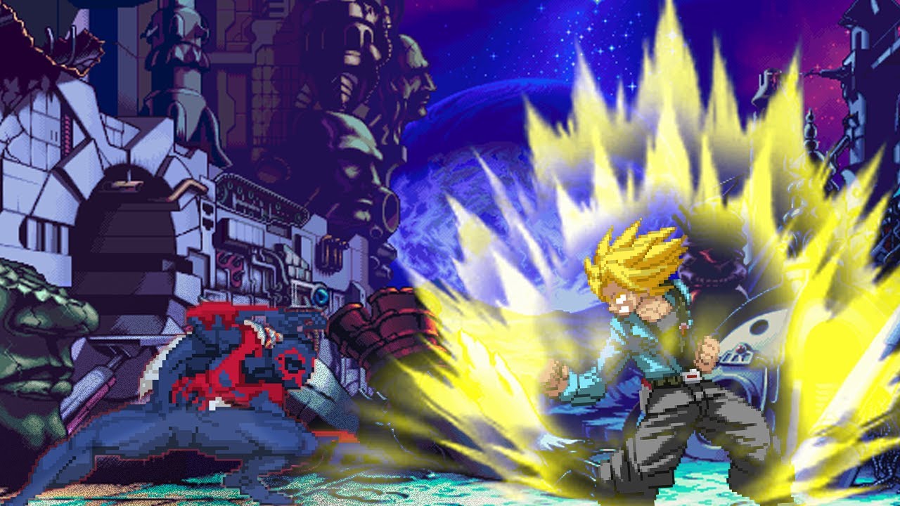 trunks vs miguel: (Short sprite animation) - YouTube