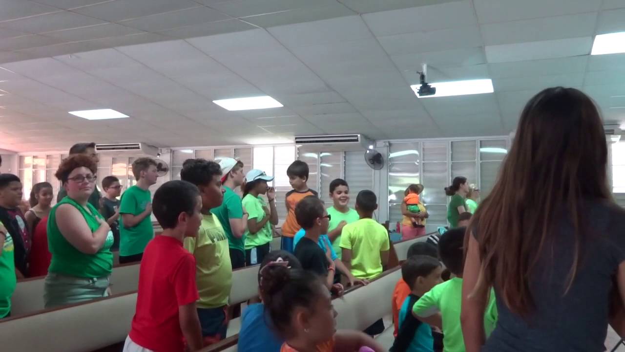VBS at Dominguito pledges- pledge of allegiance, pledge to Christian ...