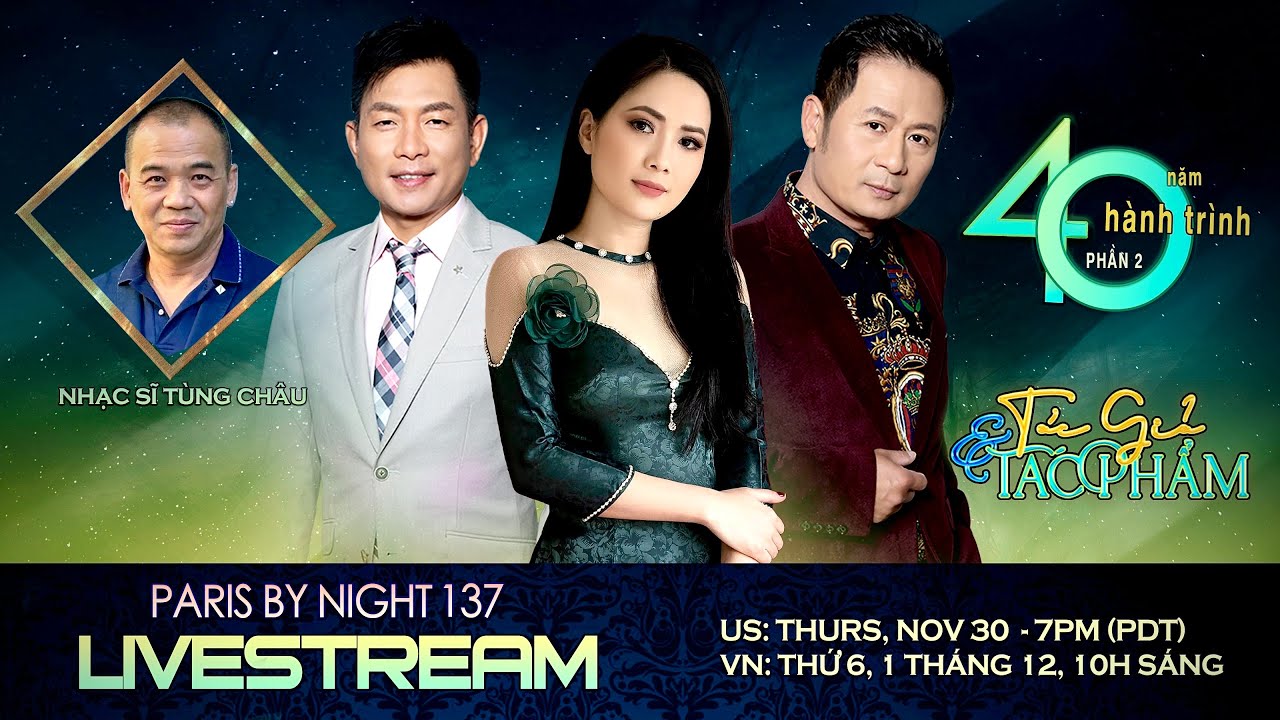 Livestream giới thiệu PBN137 với NS Tùng Châu, Bằng Kiều, Trần Thái Hòa ...