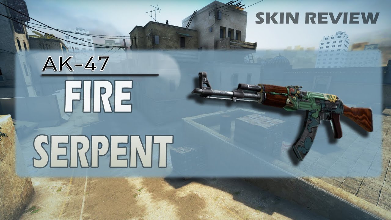 AK-47 | FIRE SERPENT - CS:GO @ Skin Showcase - YouTube
