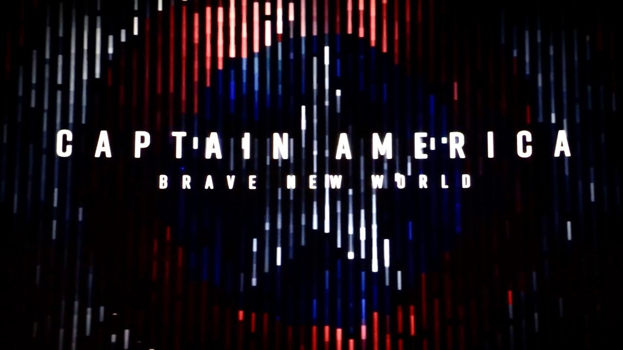 Opening and Closing Title logo Card #CaptainAmericaBraveNewWorld #Imax ...