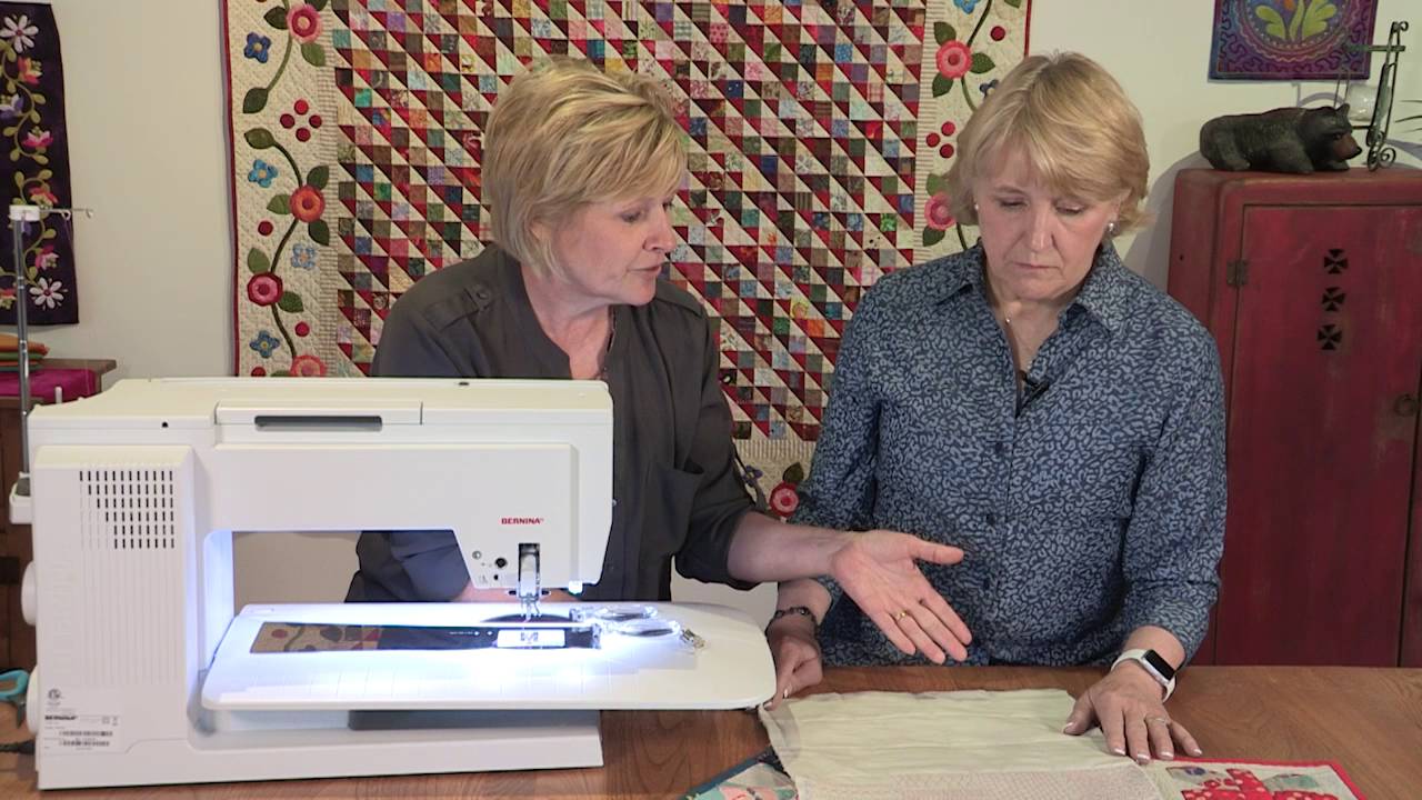 BERNINA: Quilt Fill Stitches and Magnifiers - YouTube