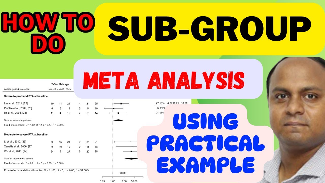 Sub-Group Meta Analysis Using Real Dataset, R Programme, ChatGPT, and ...