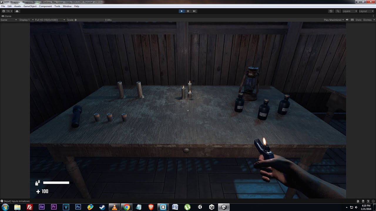 Weapons for Horror FPS Kit - Lights (Early Preview v1) - YouTube