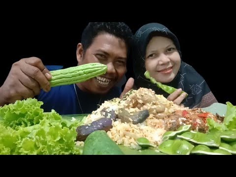 MUKBANG NASI PADANG PAKE LAUK IKAN BAKAR DAN TANBUSU LALAPAN MENTAH ...