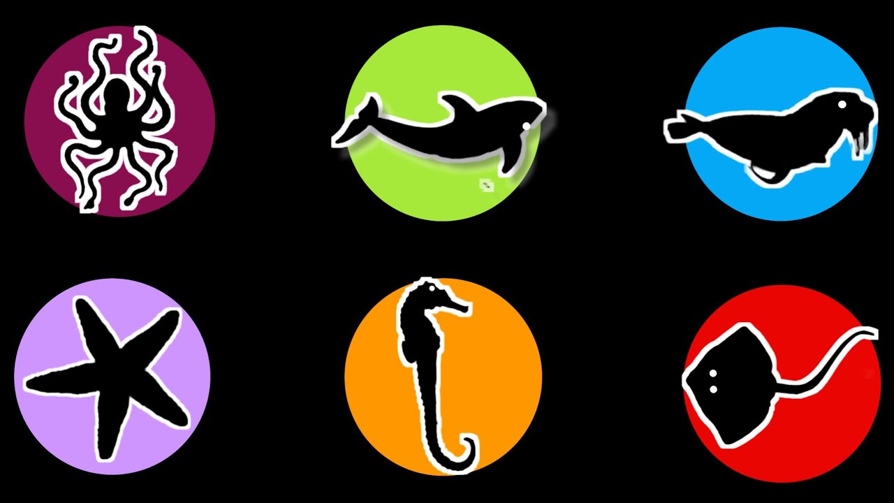 Best way to learn Sea animal names for toddlers and nursery kids | six ...