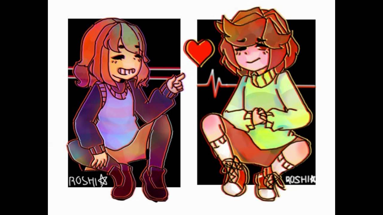 Chara and Frisk/Charisk/Undertale - YouTube