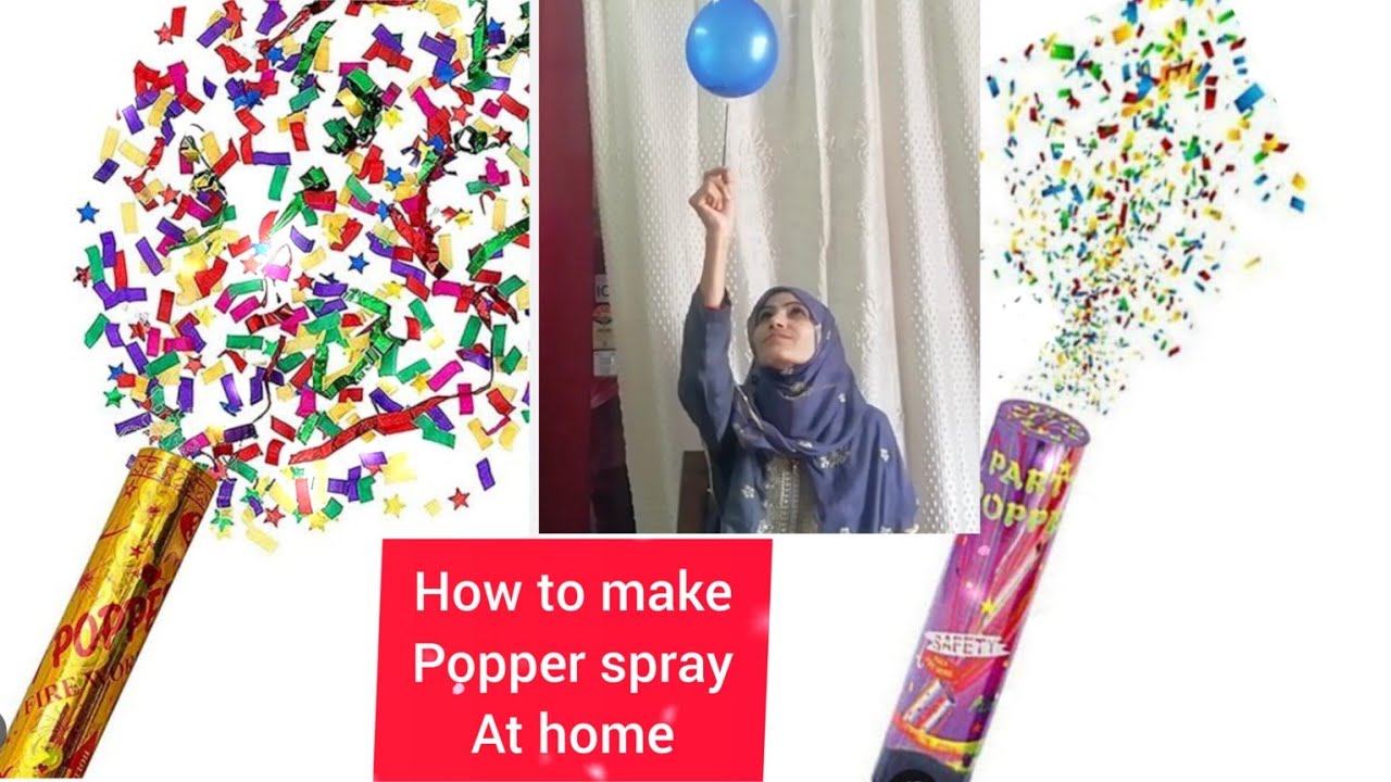 How to make porty popper || DIY popper making - YouTube