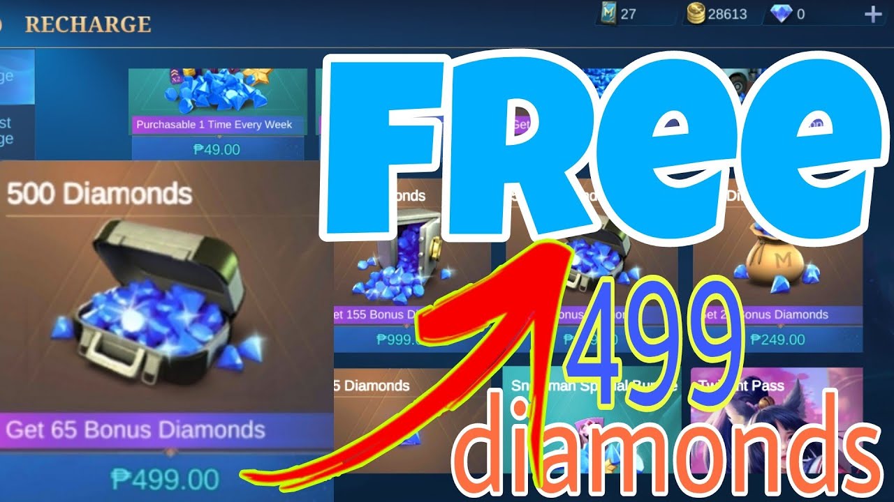 FREE DIAMONDS | HACK | DIAS TRICKS MLBB | LIBRE LIBRE | - YouTube