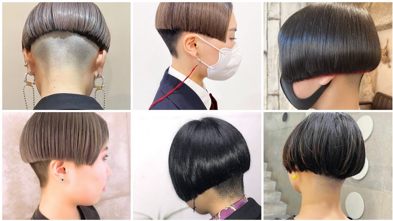 Cool and Very Attrective Bob Half Shaved Haircuts for womens - YouTube