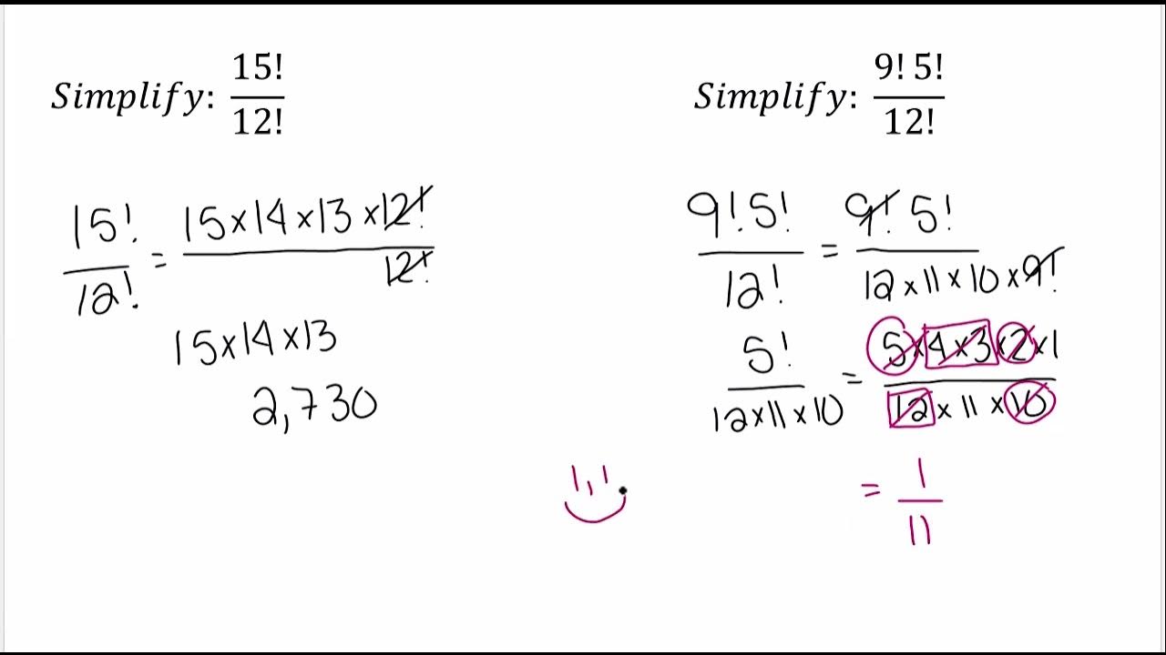 Reduce Factorials Explained! It's so easy! - YouTube