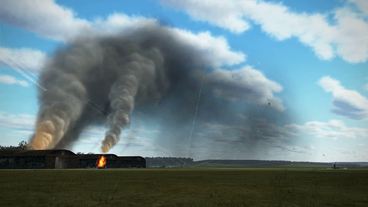 VBF-12 Squadron: P-38 Airfield Raid in Combat Box - YouTube