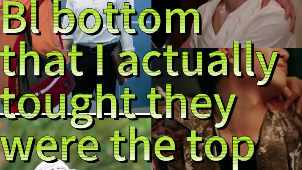 list of BL bottom that shocked the fandom 😳#bl #thaibl - YouTube