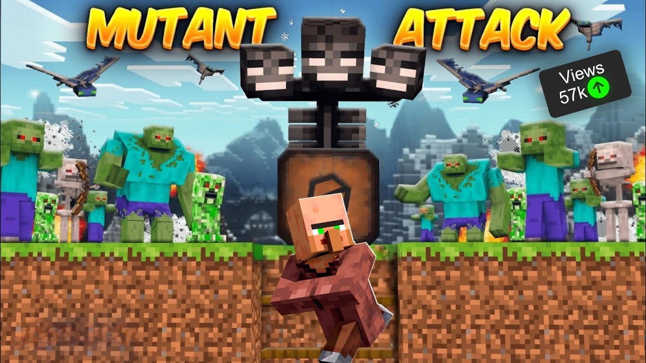 😨 Ultimate Bunker VS Mutant Attack - YouTube