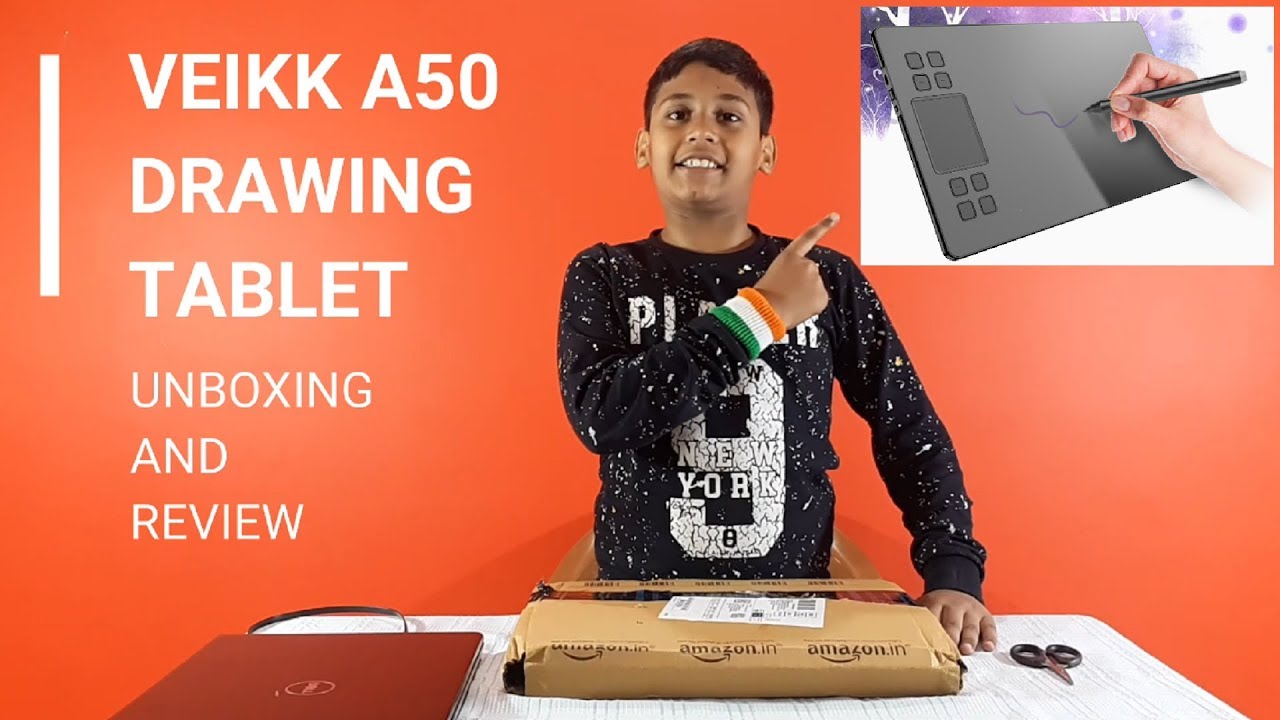REVIEW OF VEIKK A50 DRAWING TABLET. कैसा है ड्राइंग टैबलेट VEIKK A50 ...