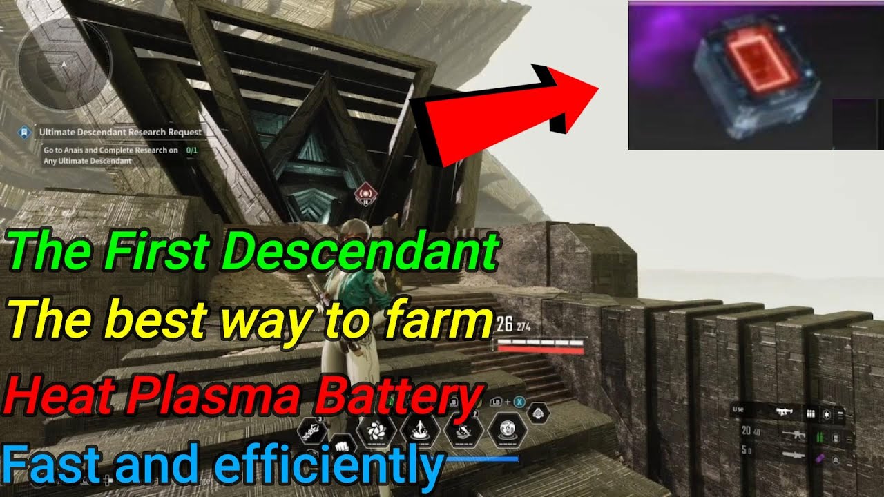🎮The First Descendant 😁The Best Way to Farm "Heat Plasma Battery" Fast ...