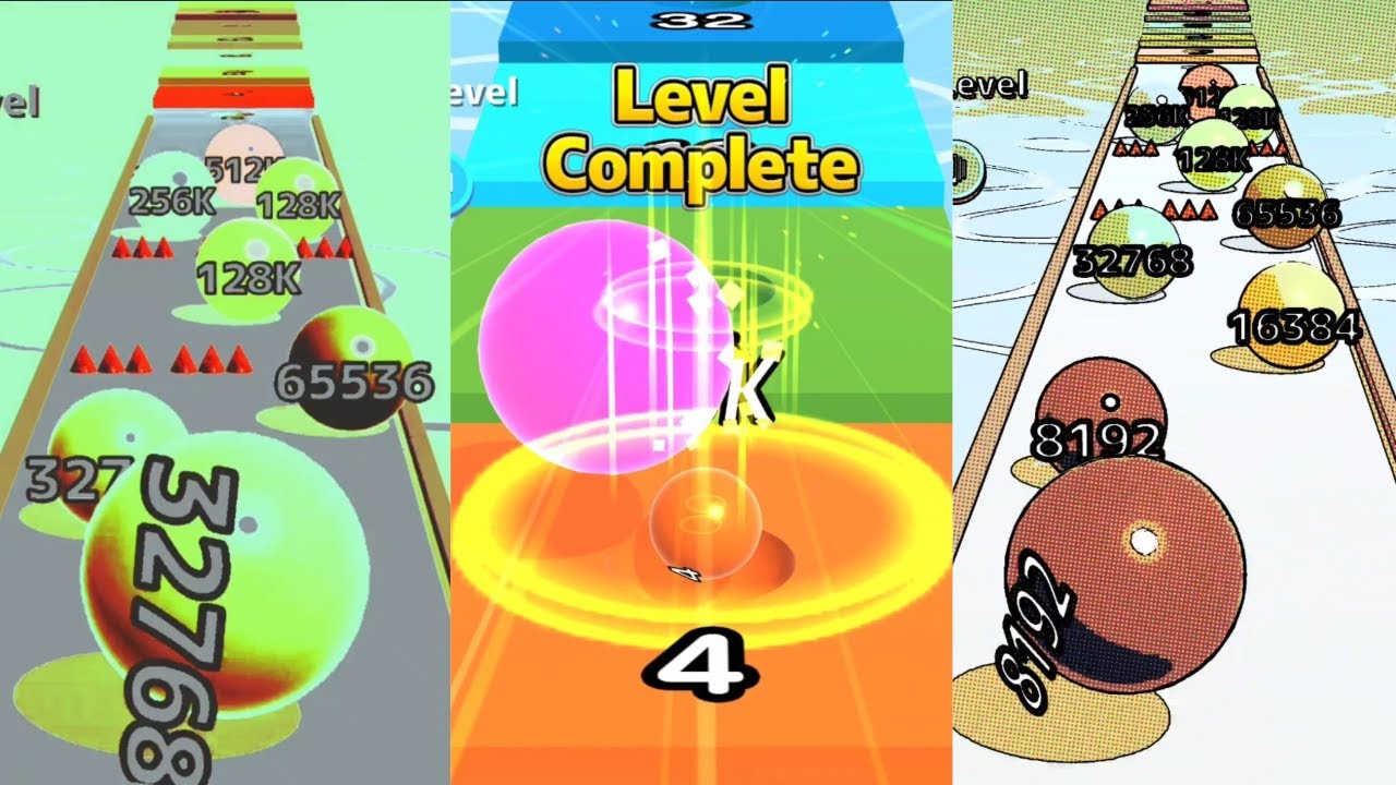 MAX LEVELS- Ball Run INFINITY vs REVERSE [[ Multi-Effects ]] iOS ...