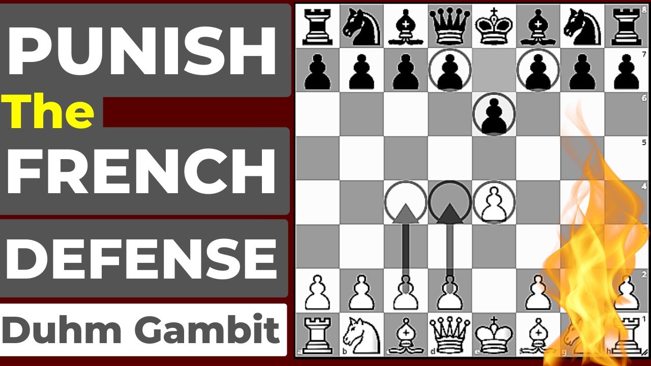 Super Cool Gambit to Punish the French Defense 👏👏😎 - YouTube