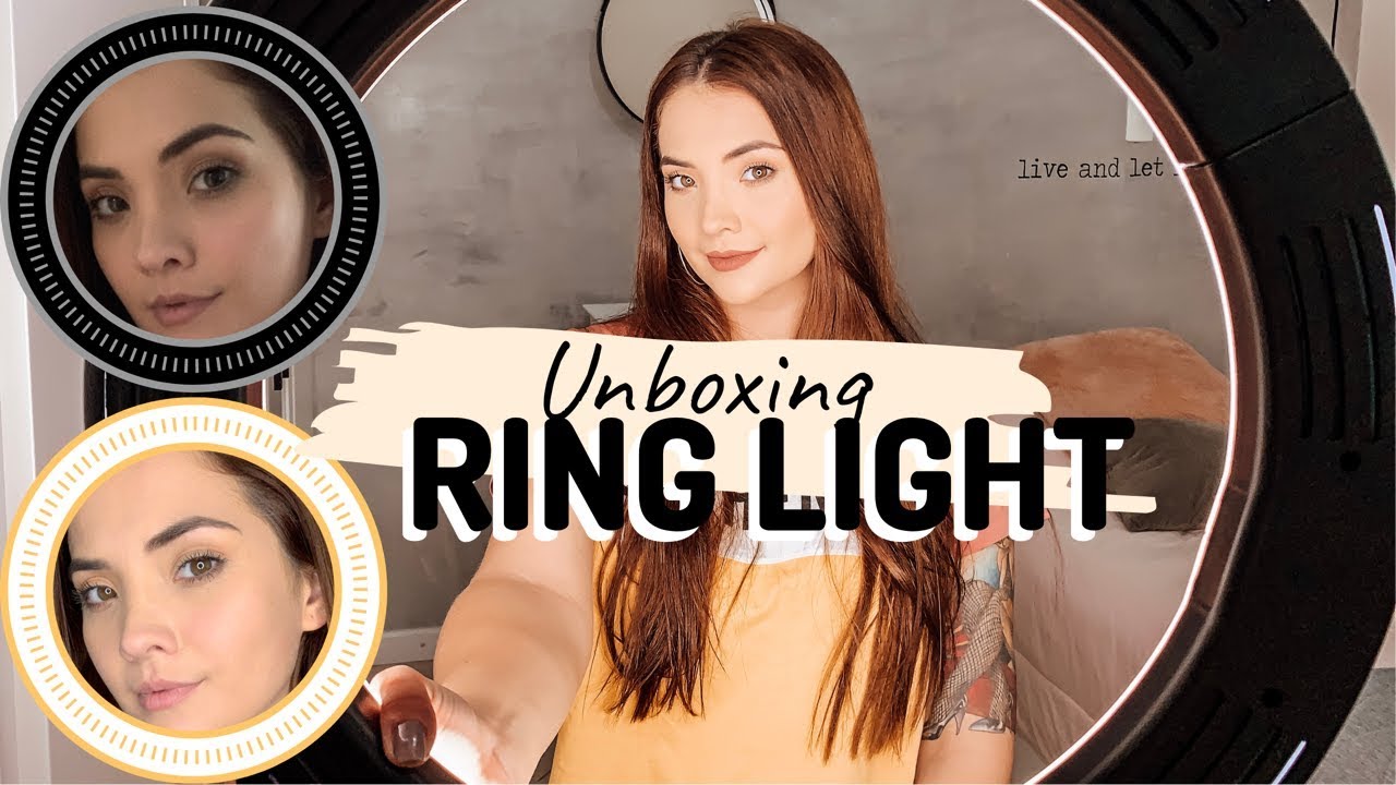 RING LIGHT 18" - UNBOXING (ONDE COMPREI, PREÇO, TAMANHO) - YouTube