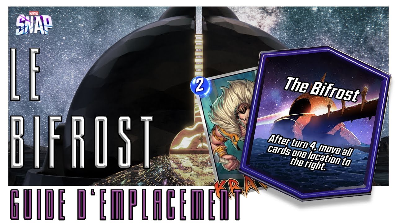 Le Bifrost - Guide d'emplacement mis en avant - Marvel Snap Fr - YouTube