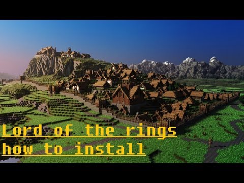 How to install -Lord of the rings- mod to minecraft 1.5.1 - YouTube
