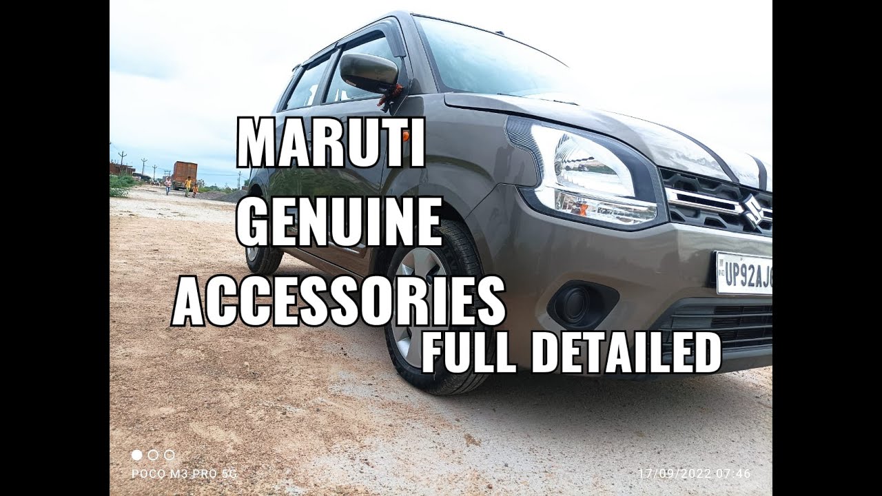 Wagon R Genuine Accessories || Wagon R Vxi Modification - YouTube