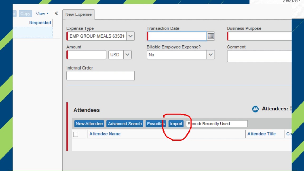 Concur Attendee Import - YouTube
