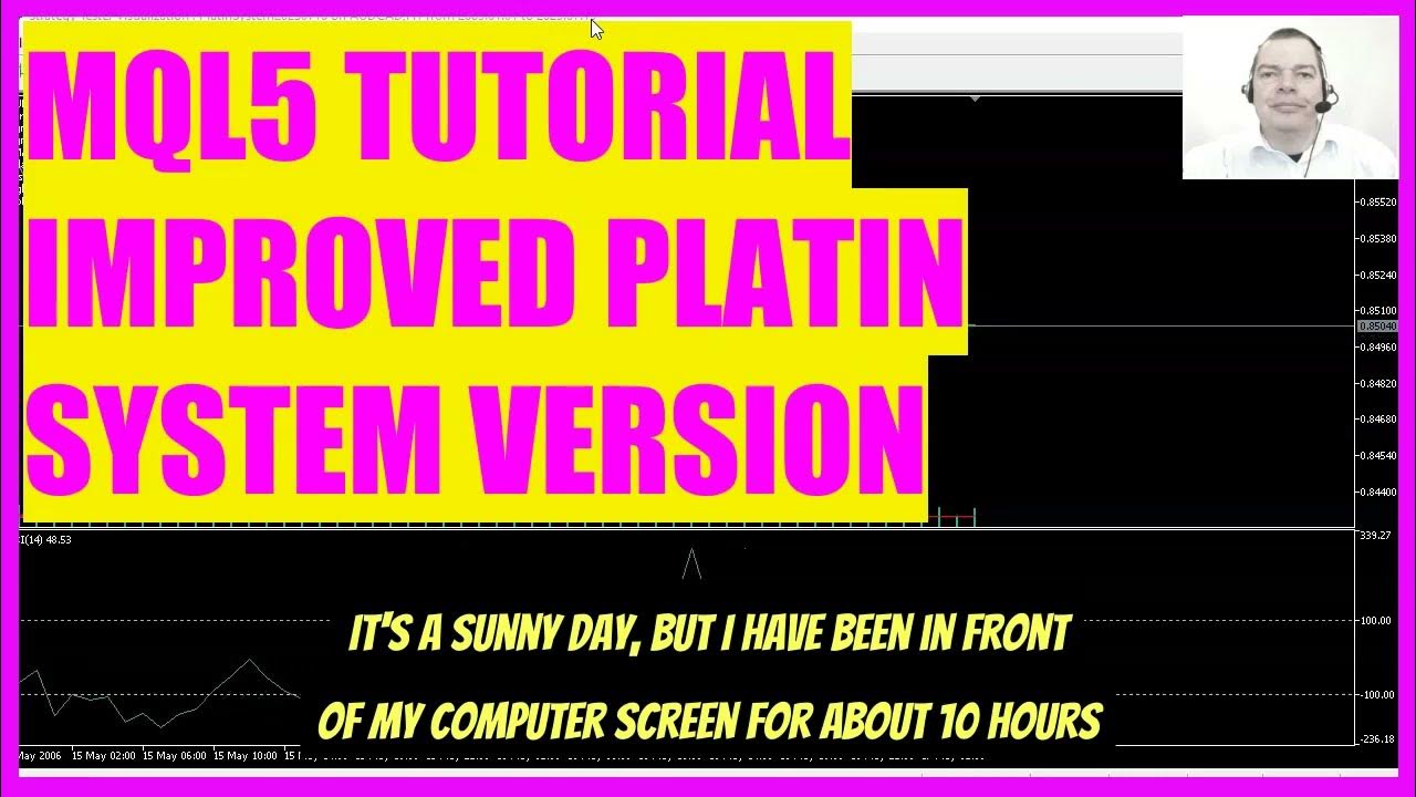 MQL5 TUTORIAL - IMPROVED PLATIN SYSTEM VERSION (Result for 20 years with standard settings ...