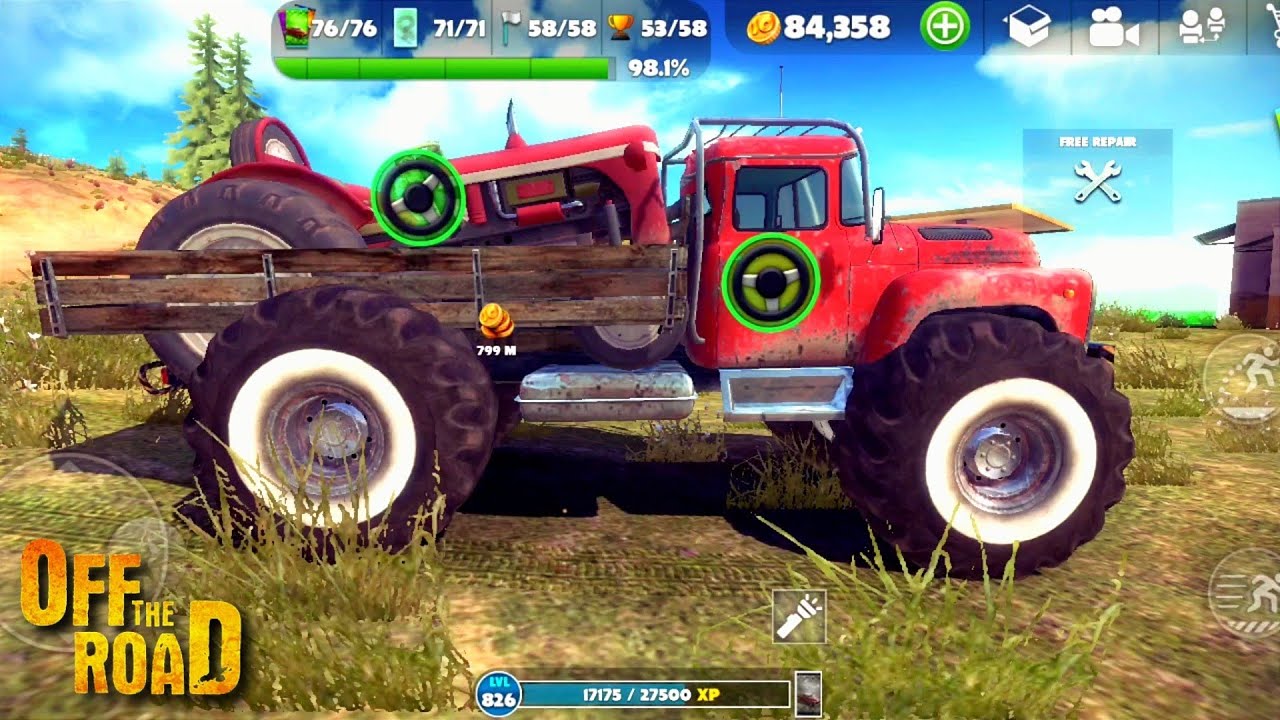 How To Load Tractor Quickly On Russian Zed Truck Off The Road Otr