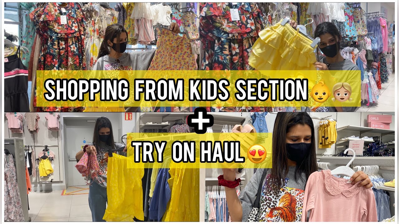 Shopping from KIDS SECTION + Try On Haul 😍 - YouTube