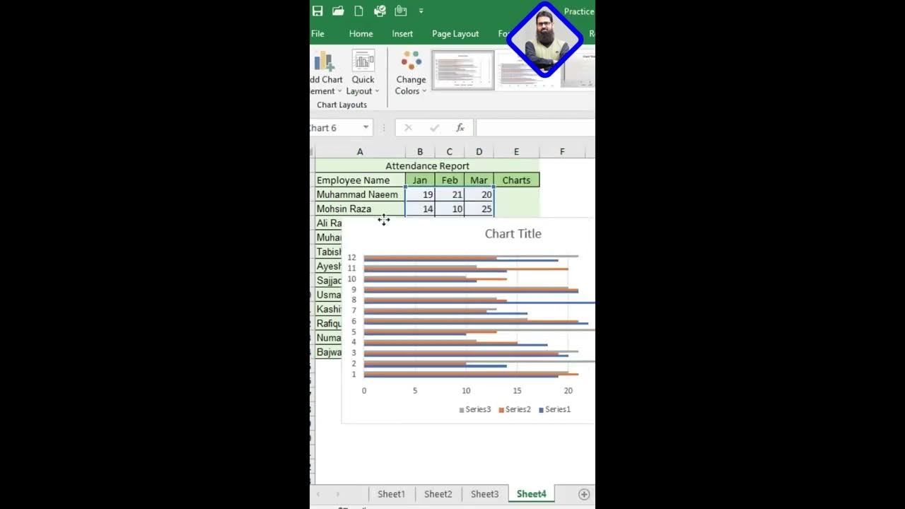 Easy way to create charts in excel | MS Excel Tricks - YouTube