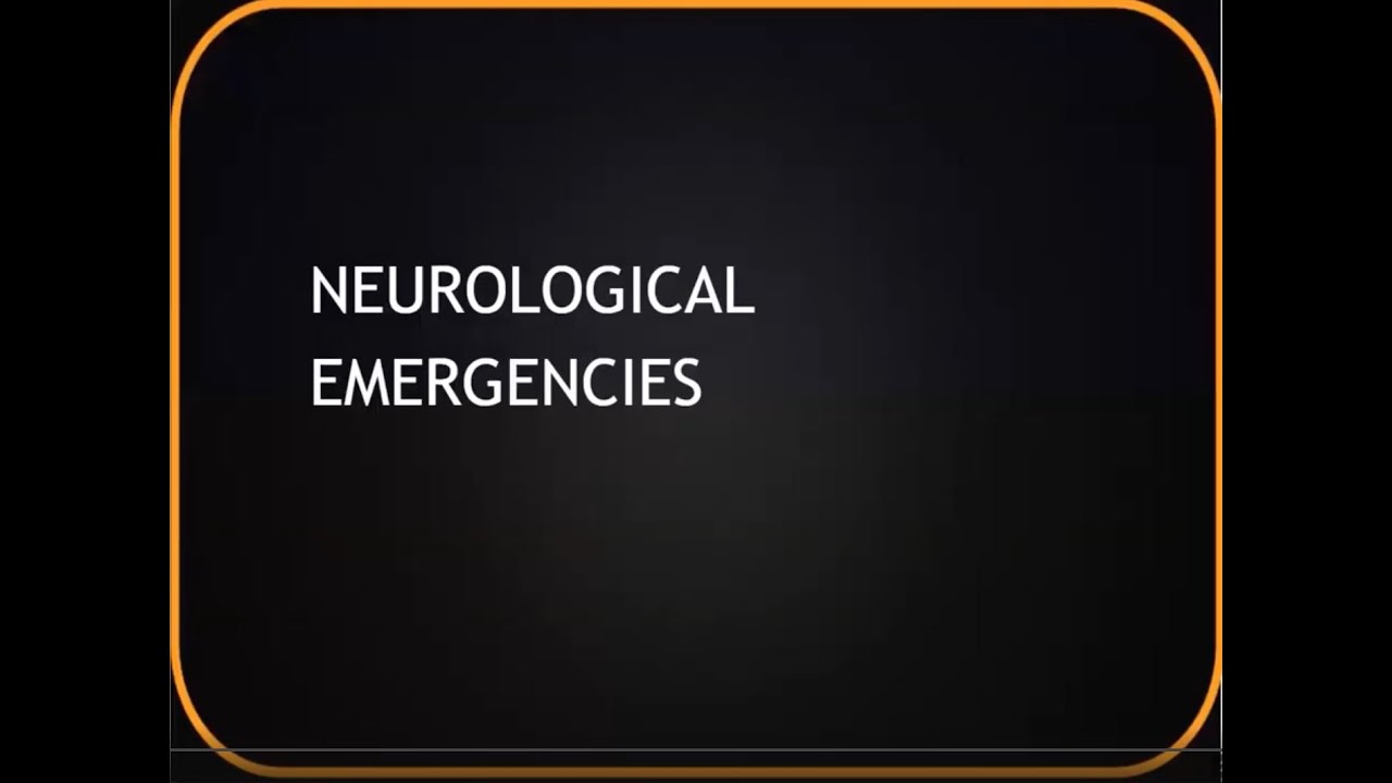 Boswell CEN Review Video - Neurological Emergencies - YouTube